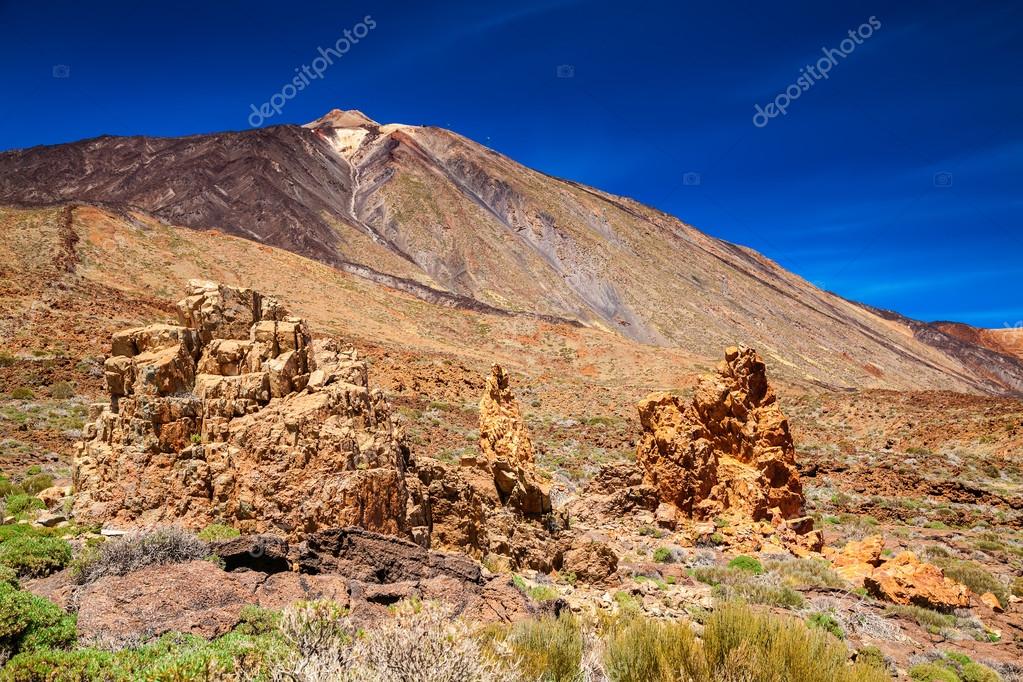 Big rocks at the mount Teide National Park Stock Photo by ©Anita_Bonita ...