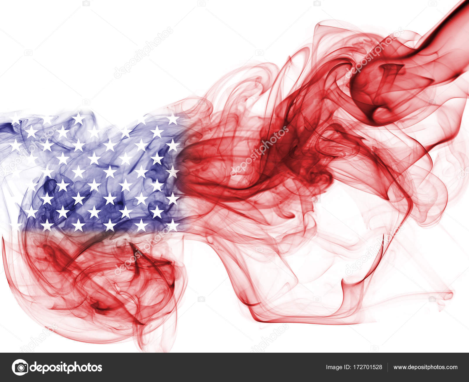United States flag smoke — Stock Photo © vladem #172701528