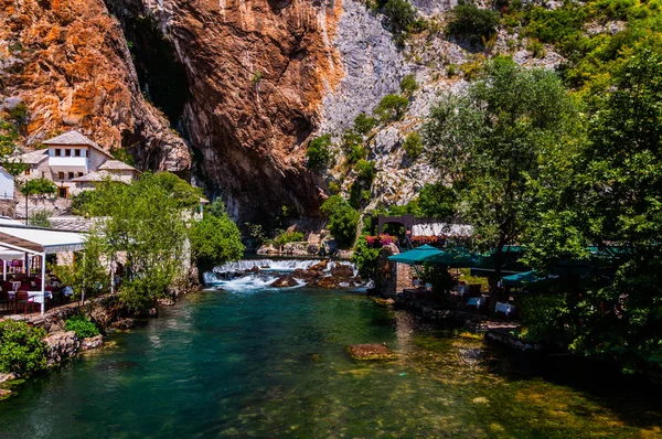 Dervish Monastery Tekke Buna River Spring Town Blagaj Location Blagaj ...