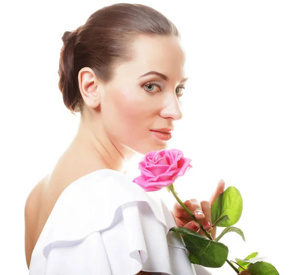 Mujer con rosas fotos de stock, imágenes de Mujer con rosas sin ...
