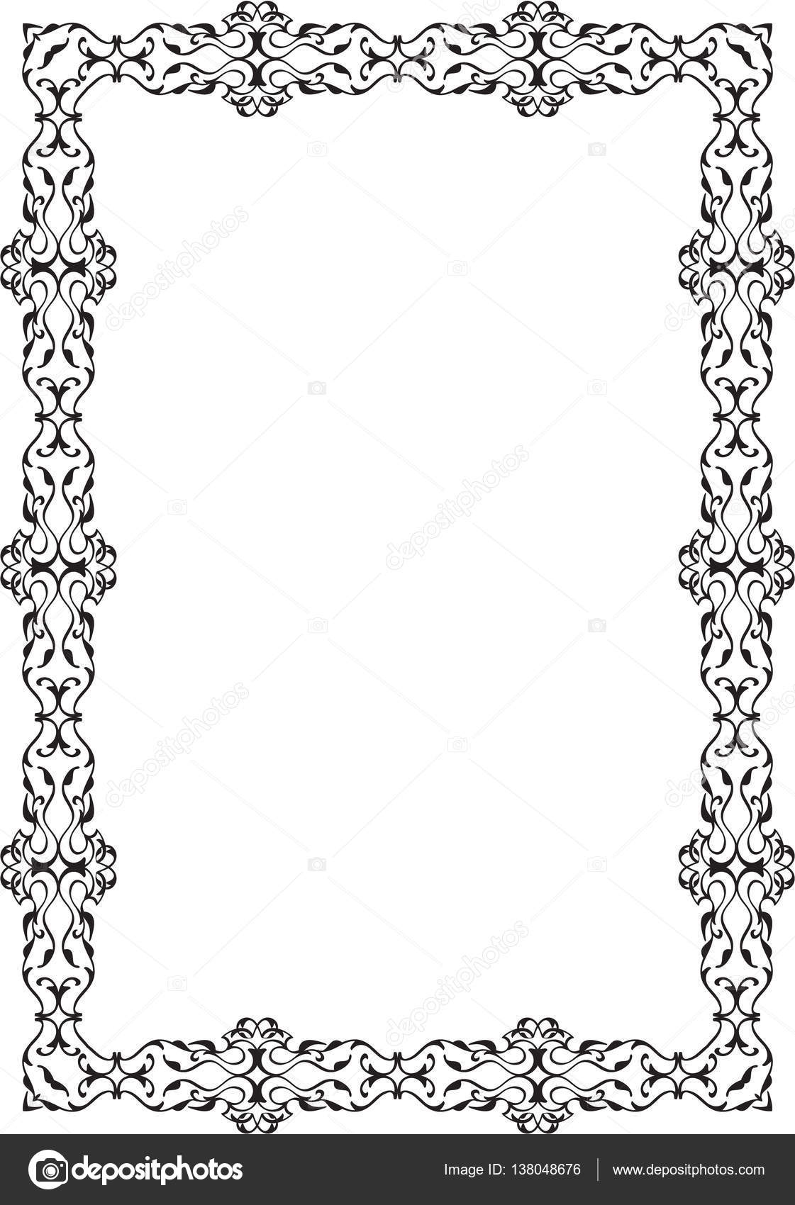 Decor fine page Stock Vector by ©buravtsoff 138048676