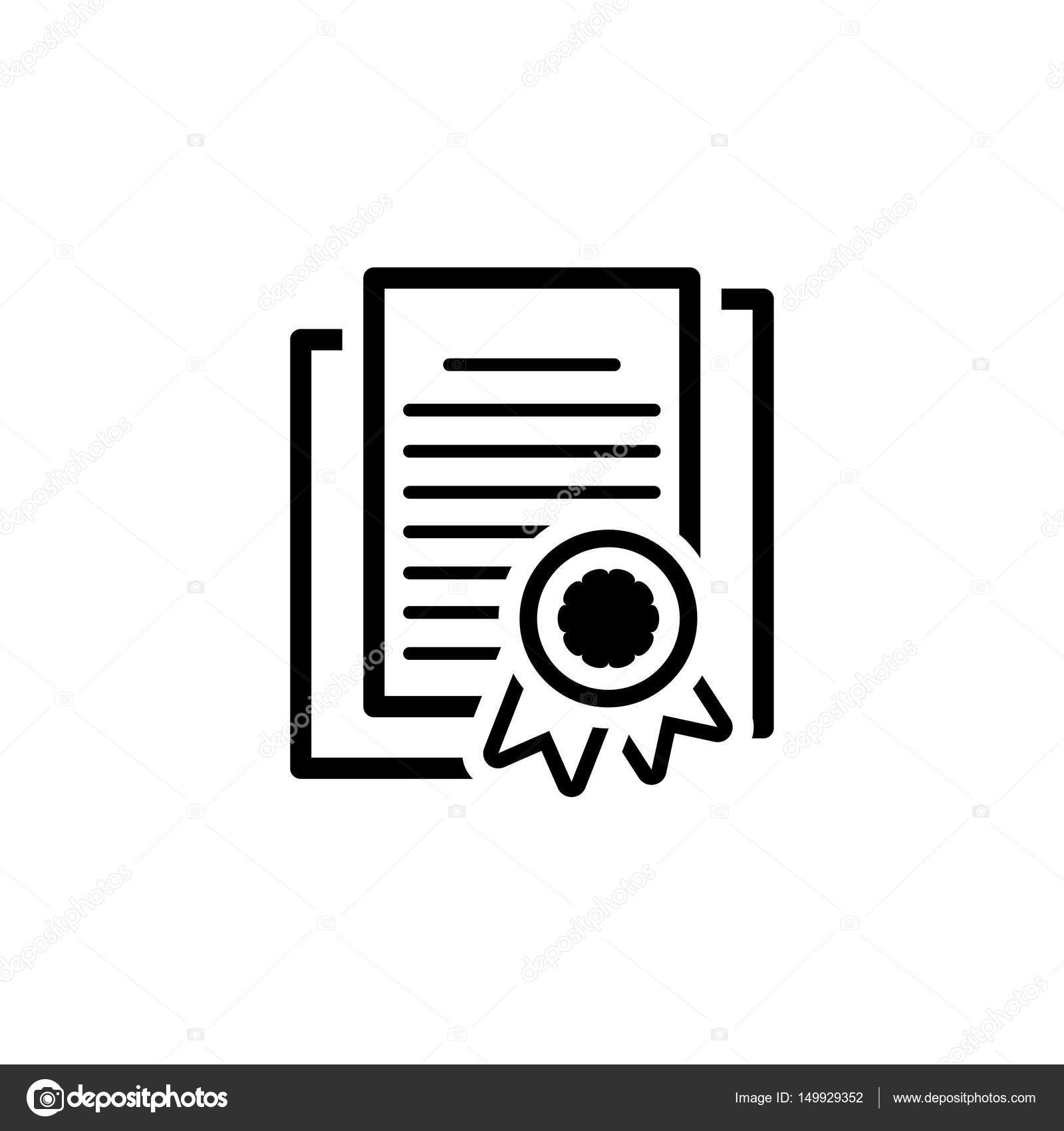 Security Certificates Icon. Flat Design. Stock Vector by ©-=WaD=- 149929352