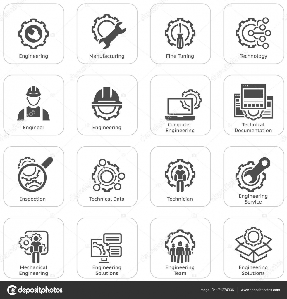 Line Engineering Icons Stock Vector by ©-=WaD=- 171274336