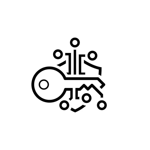 Crypto Key Management Icon. Stock Vector Image by ©-=WaD=- #192281504