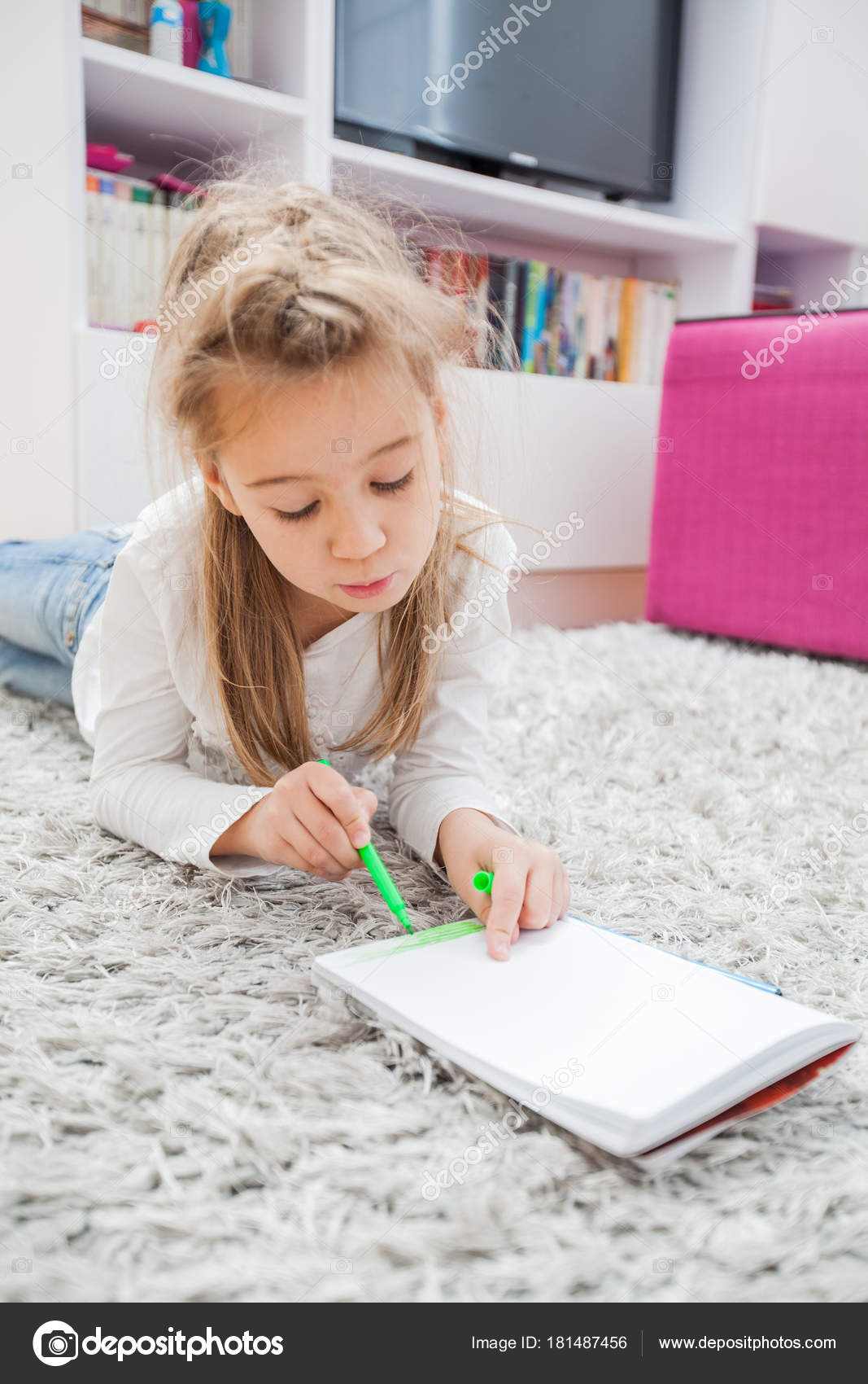 Creative Preschool Child Drawing Stock Photo by ©MitaStockImages 181487456