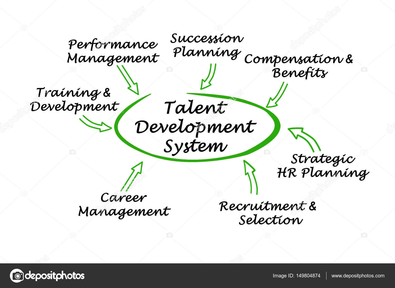 Diagram of Talent Development System Stock Photo by ©vaeenma 149804874