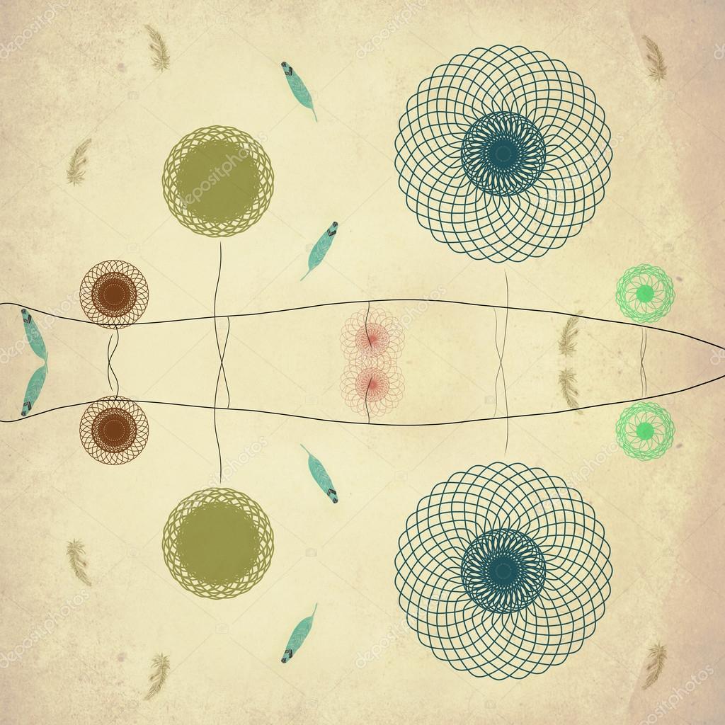 Boho vintage background — Stock Photo © sliper84 #125456824