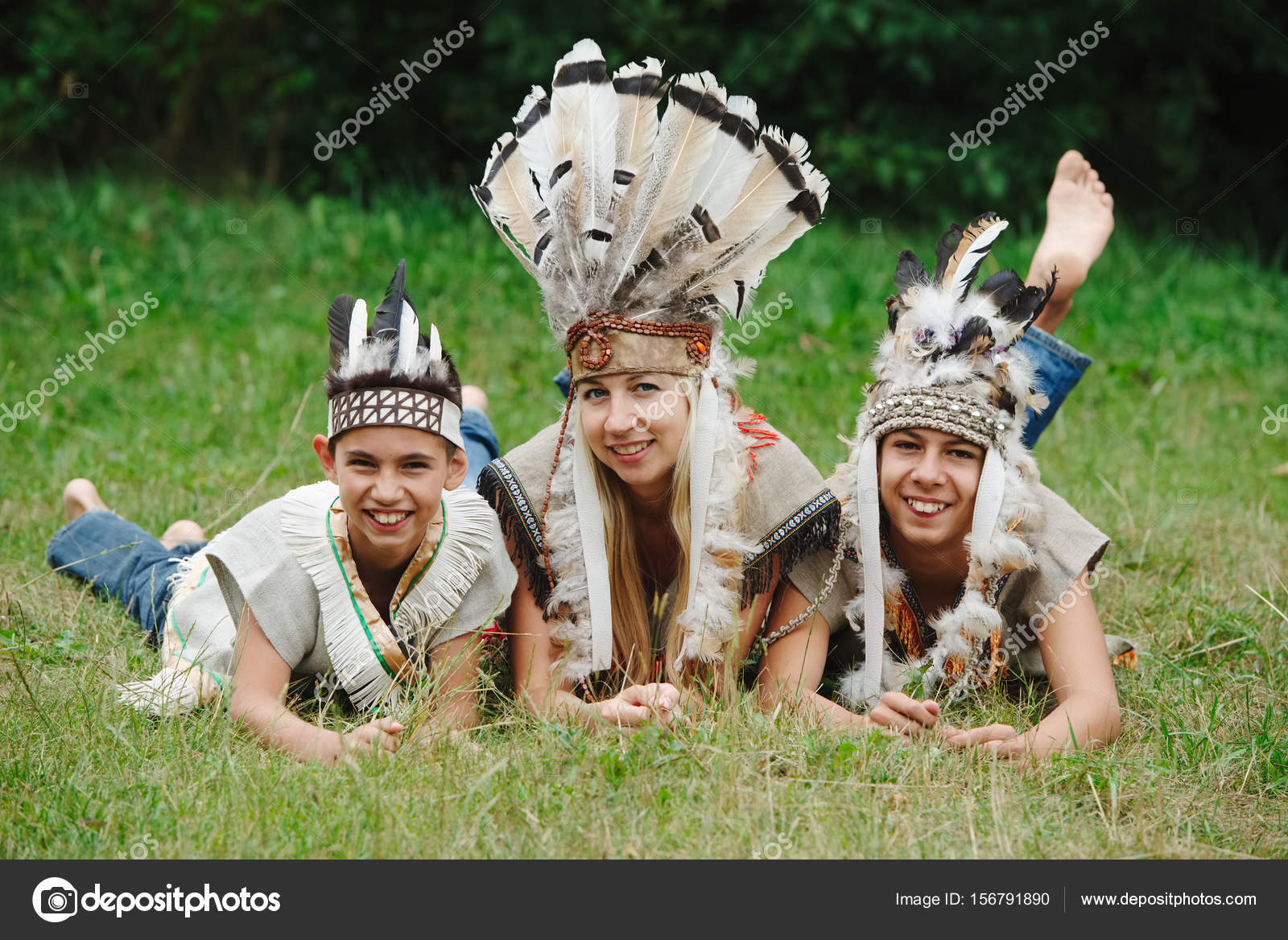 Happy Native Indians