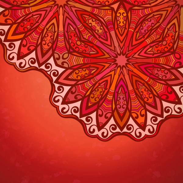 Mitad mandala imágenes de stock de arte vectorial | Depositphotos