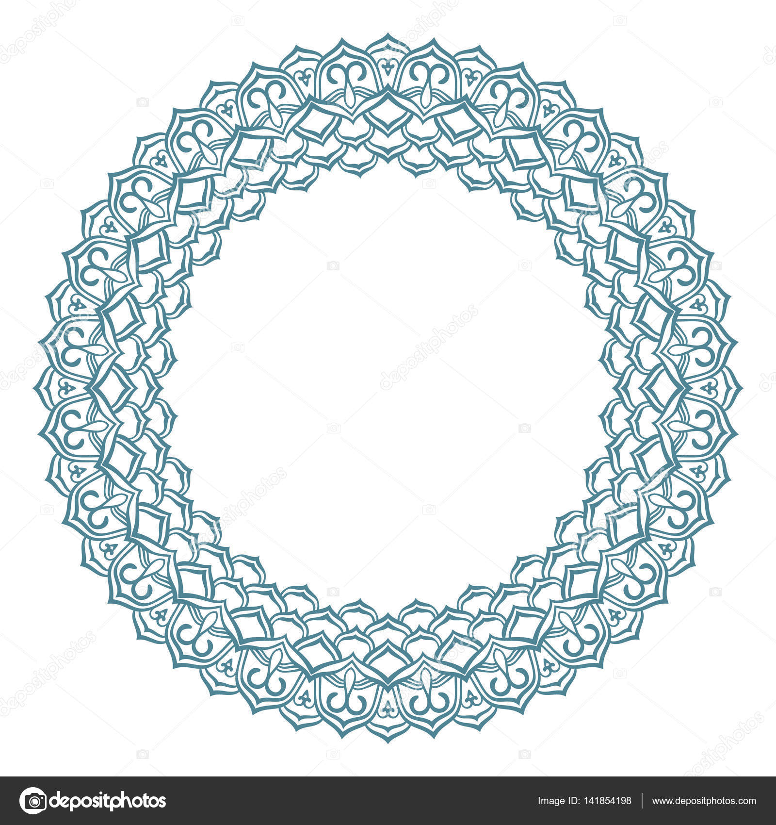 Simple round frame Stock Vector Image by ©OlgaTropinina #141854198