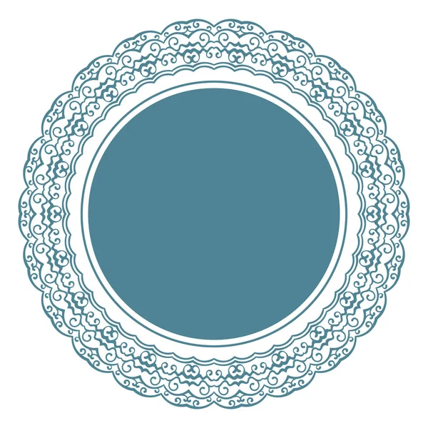 Blue round frame Stock Vector Image by ©OlgaTropinina #141854744