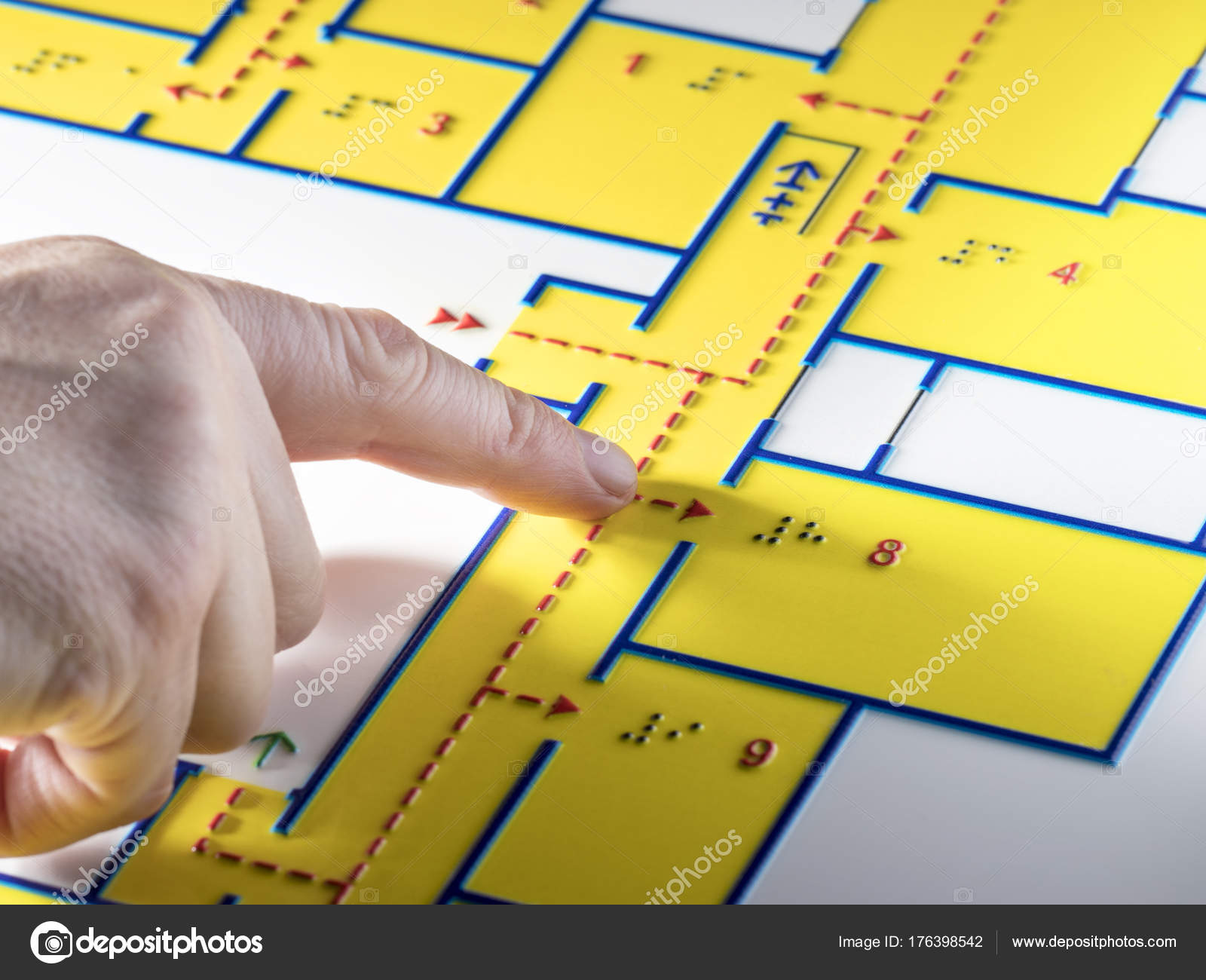 The building plan for blind people Stock Photo by ©shellexx 176398542