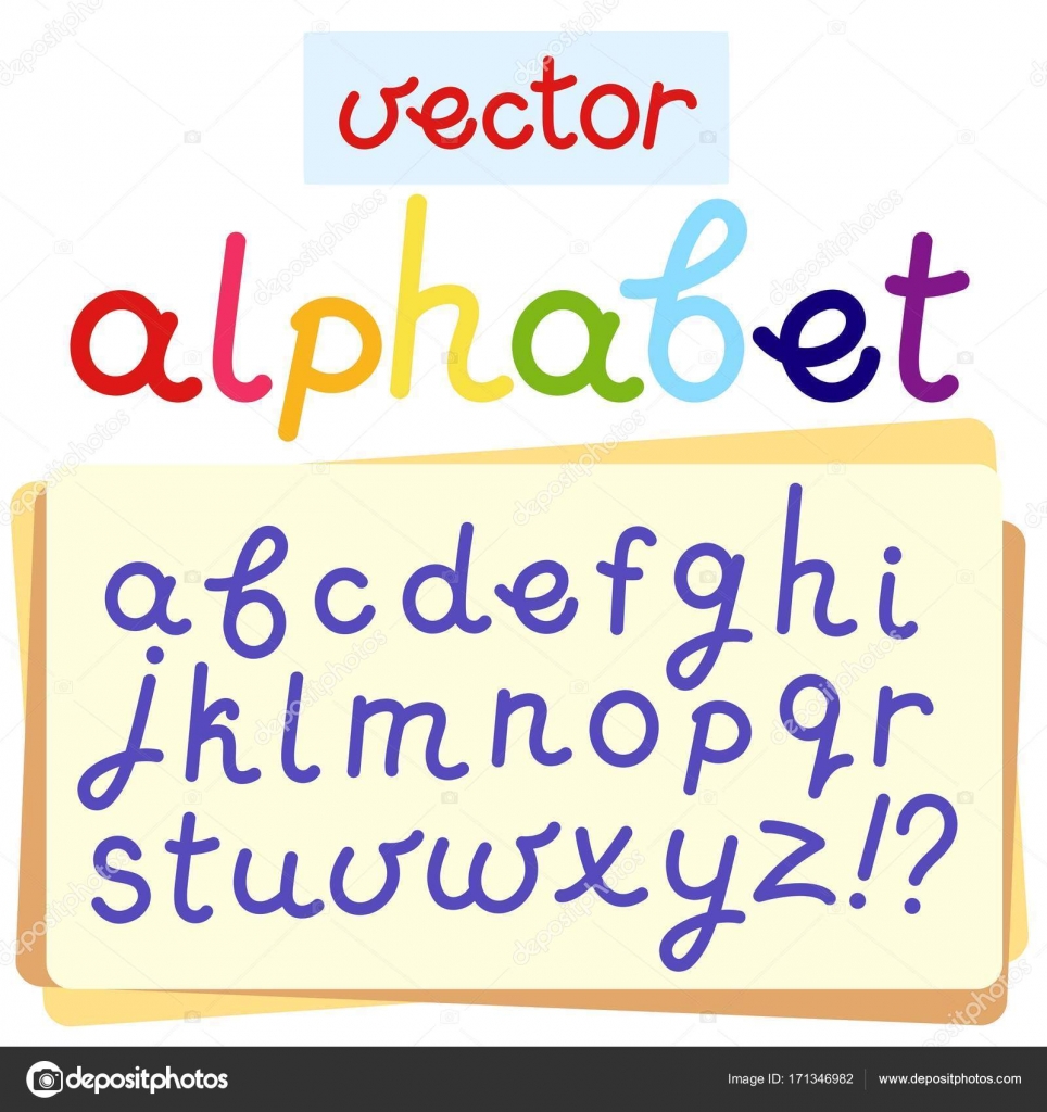 Vector English alphabet Stock Vector Image by ©jara3000 #171346982
