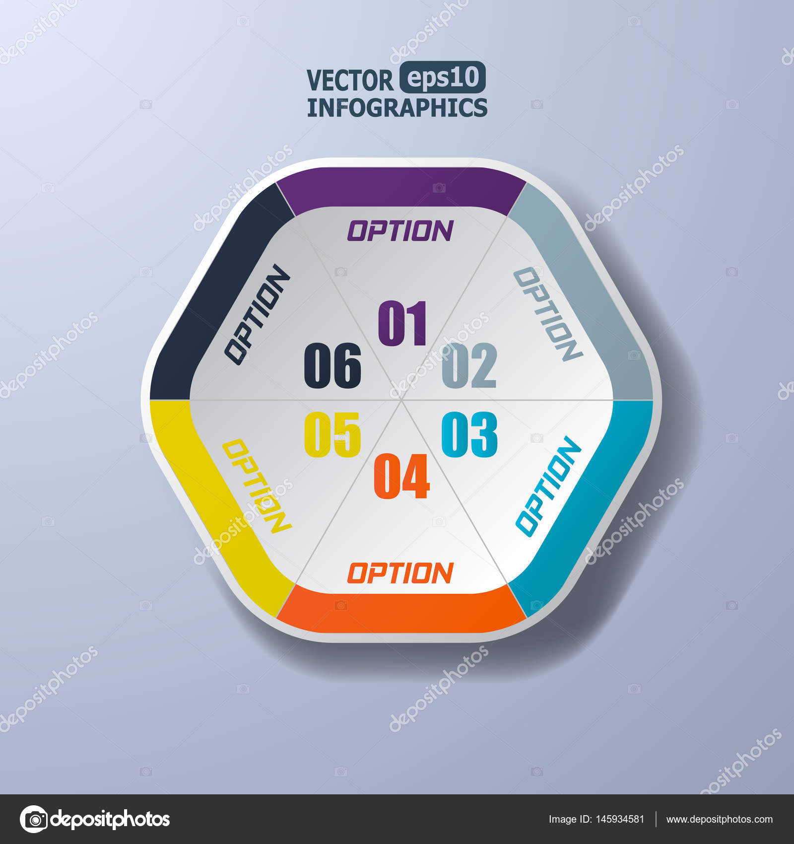 Modern paper infographics Stock Vector by ©L_amica 145934581