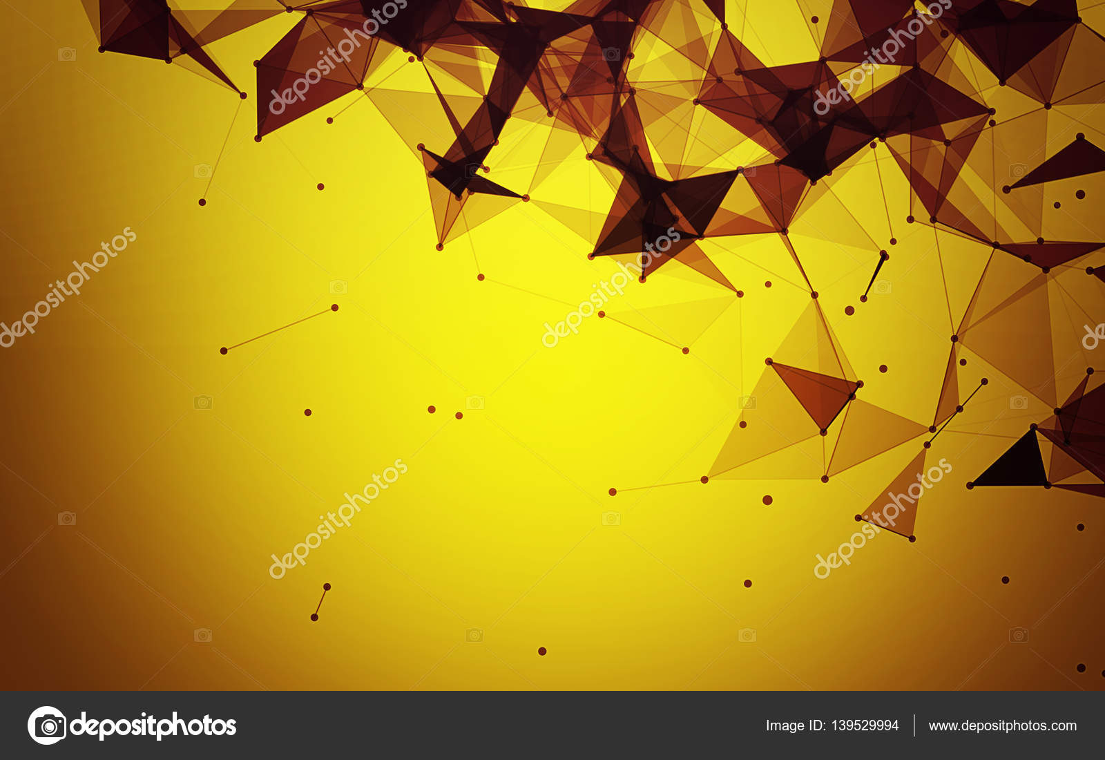 Data visualization in form of polygonal shapes Stock Photo by ...