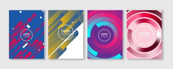 Minimal Vector Covers Design. Cool Colorful Vibrant Diagonal Stripes ...