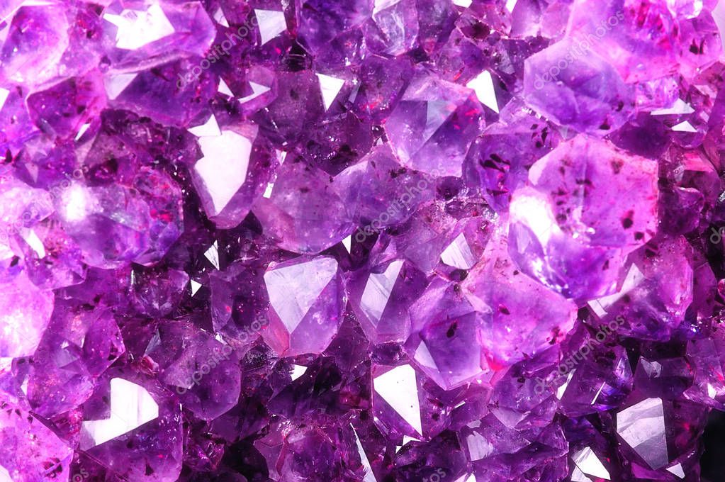 Bright Texture from Natural Amethyst Stock Photo by ©McAndy 129845198