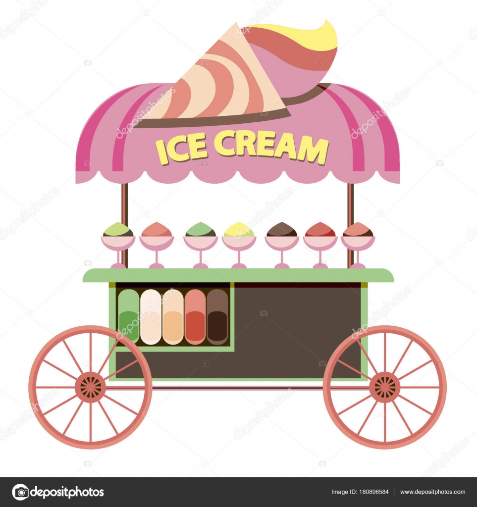 Ice Cream Cart Clipart