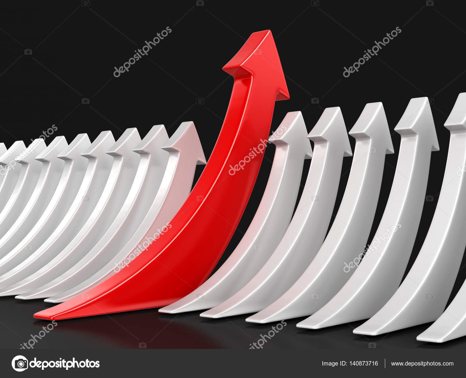 Arrows up. Image with clipping path — Stock Photo © panama555 #140873716
