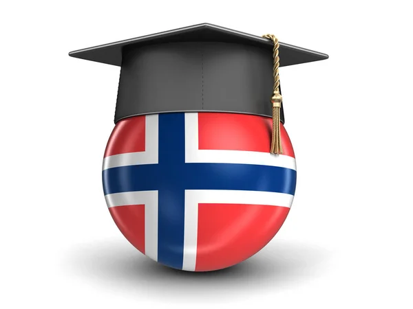 Graduation cap and Malaysia flag. Image with clipping path Stock Photo ...