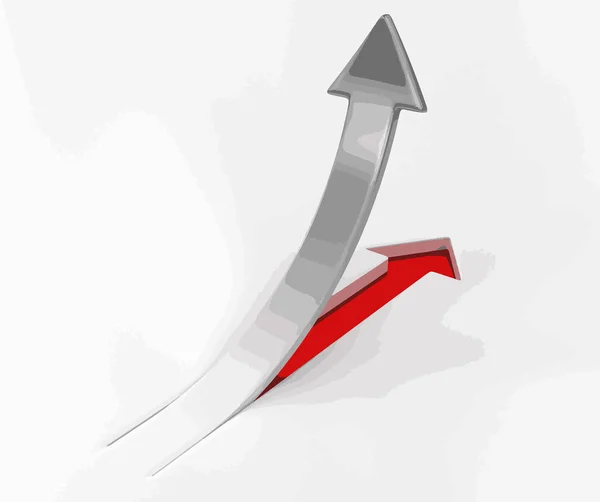Arrow up. Image with clipping path Stock Vector Image by ©panama555 ...