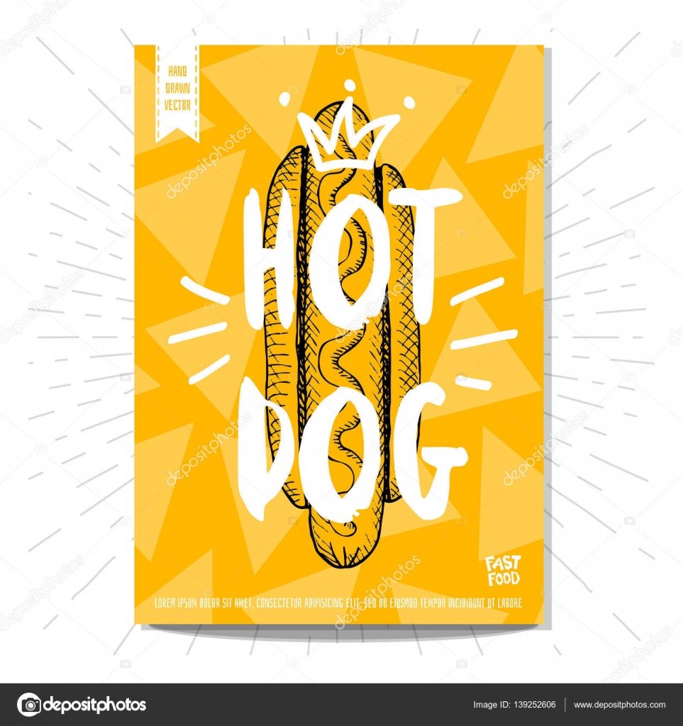 Set colorful fast food posters Stock Vector by ©Iraida_Bearlala 139252606