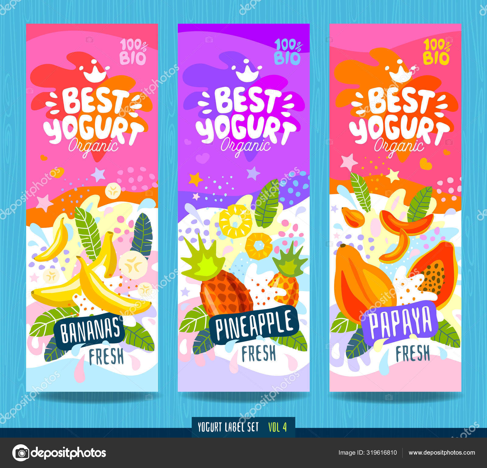 Fruit Product Label Design