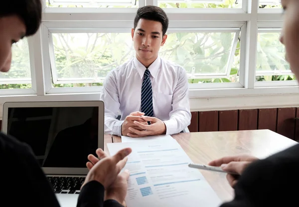 Business situation, job interview concept. - Stock Image - Everypixel