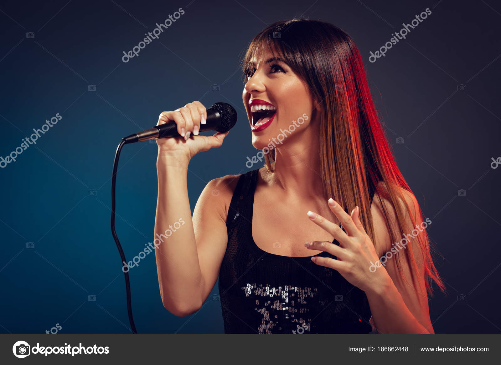 Singer With Microphone