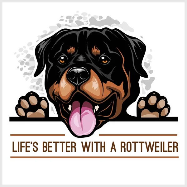 Mean Rottweiler Logo
