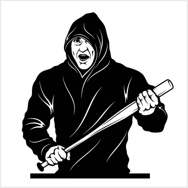 Baseball bat gang Vector Art Stock Images | Depositphotos