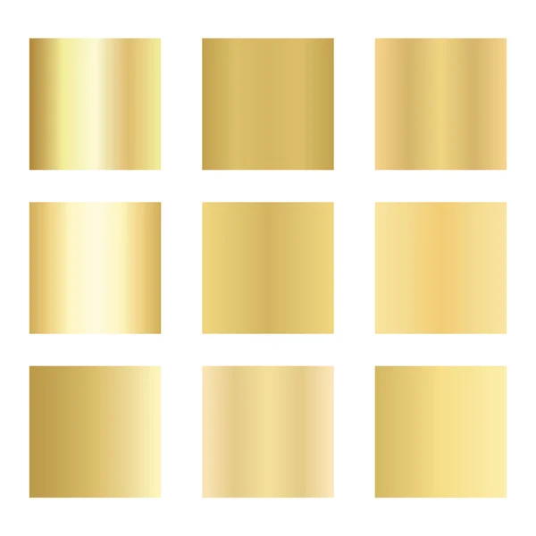 Gold gradient palette swatches vector. Stock Vector Image by ©inides #135579090