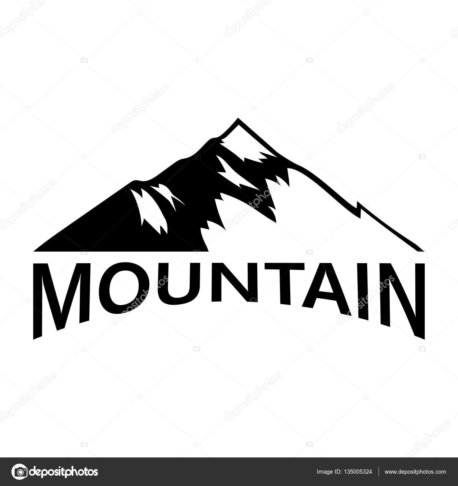 Mountain vector icon badge Stock Vector by ©Makc76 135005324