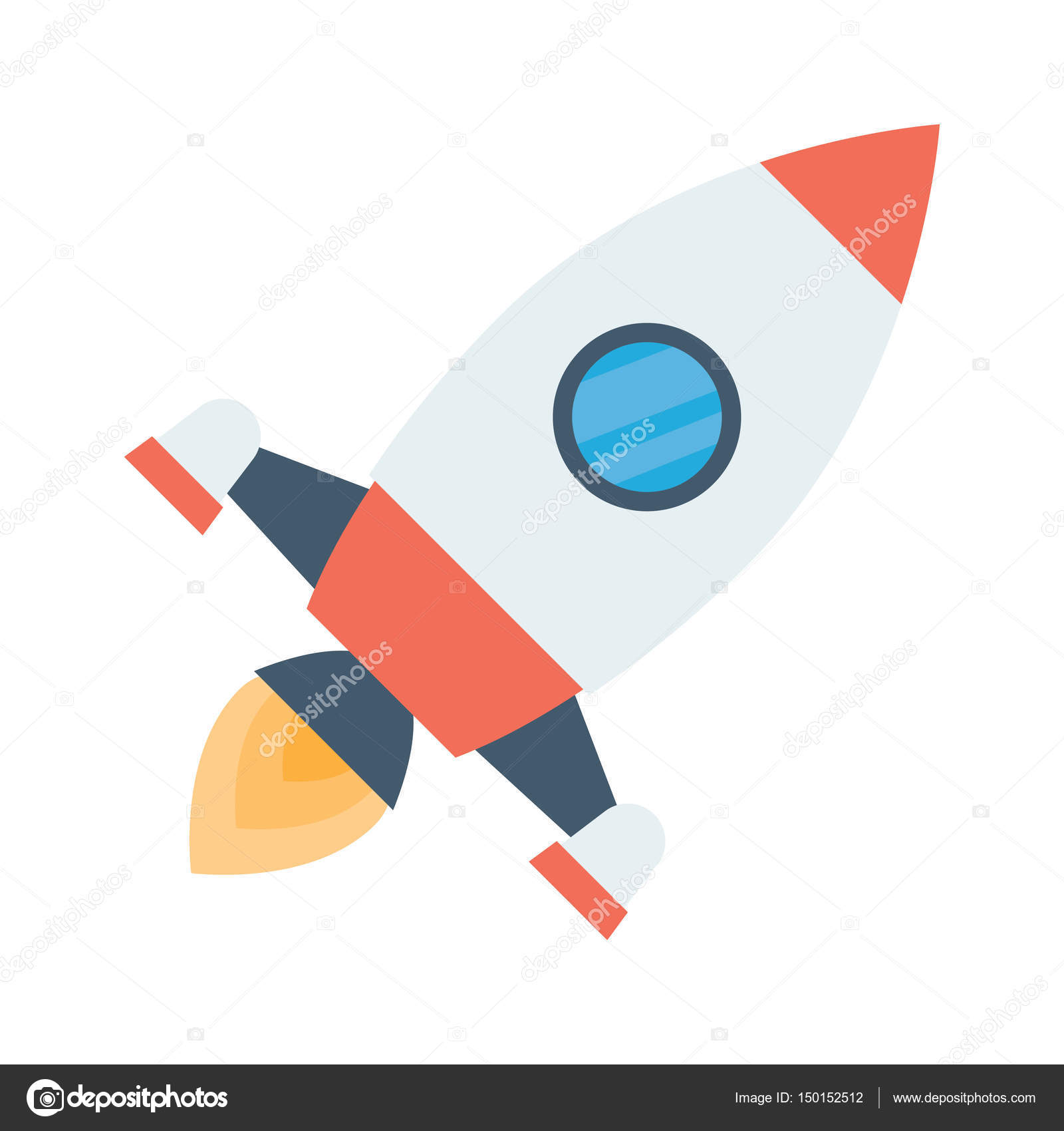 Rocket space ship take off Stock Vector Image by ©Makc76 #150152512