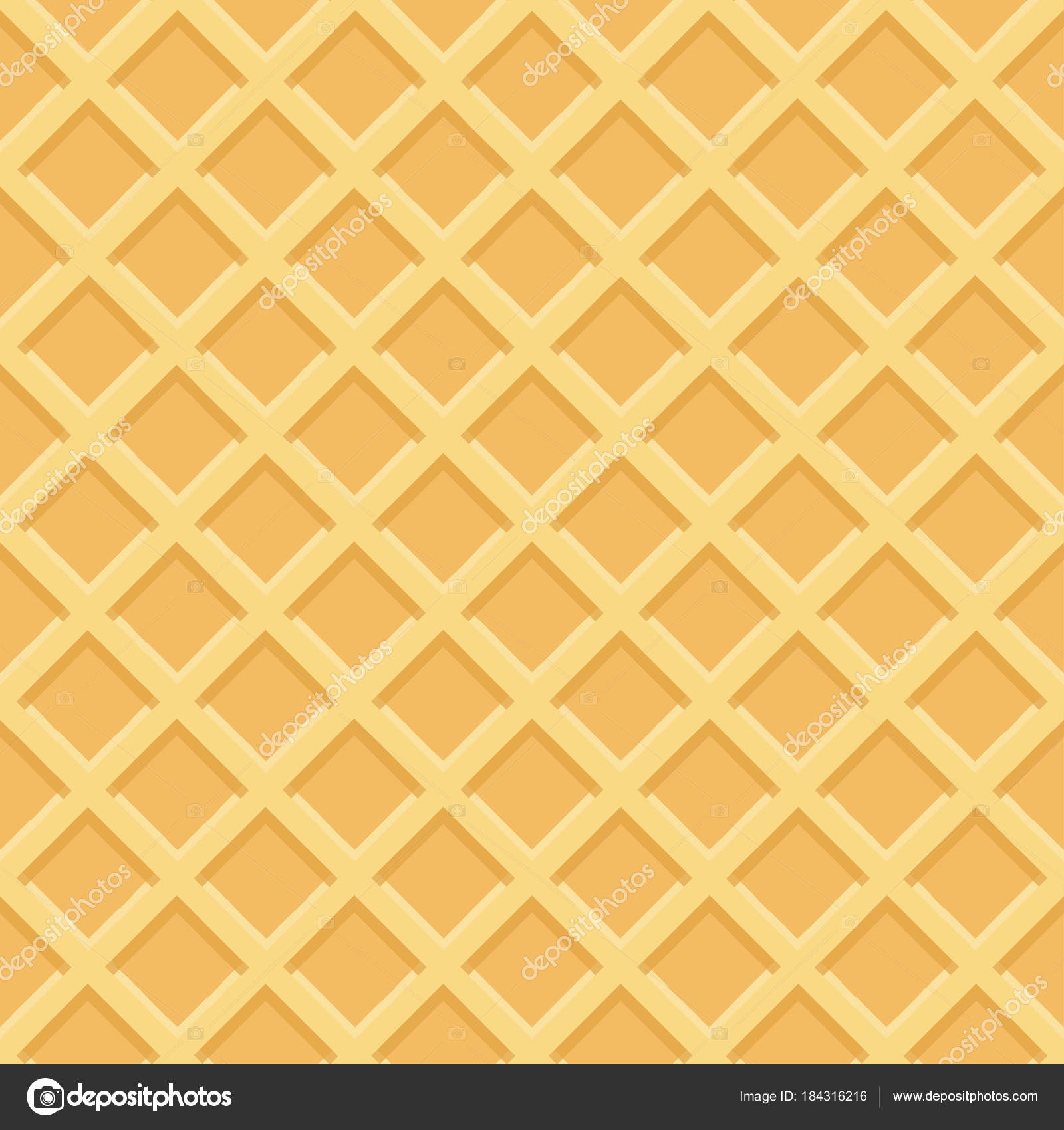 Waffle Seamless Pattern Vector Illustration — Stock Vector © Makc76
