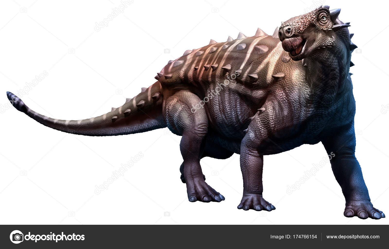 Talarurus Cretaceous Era Illustration — Stock Photo © warpaintcobra ...