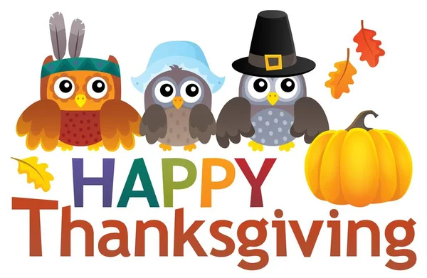 Thanksgiving Owl Clip Art