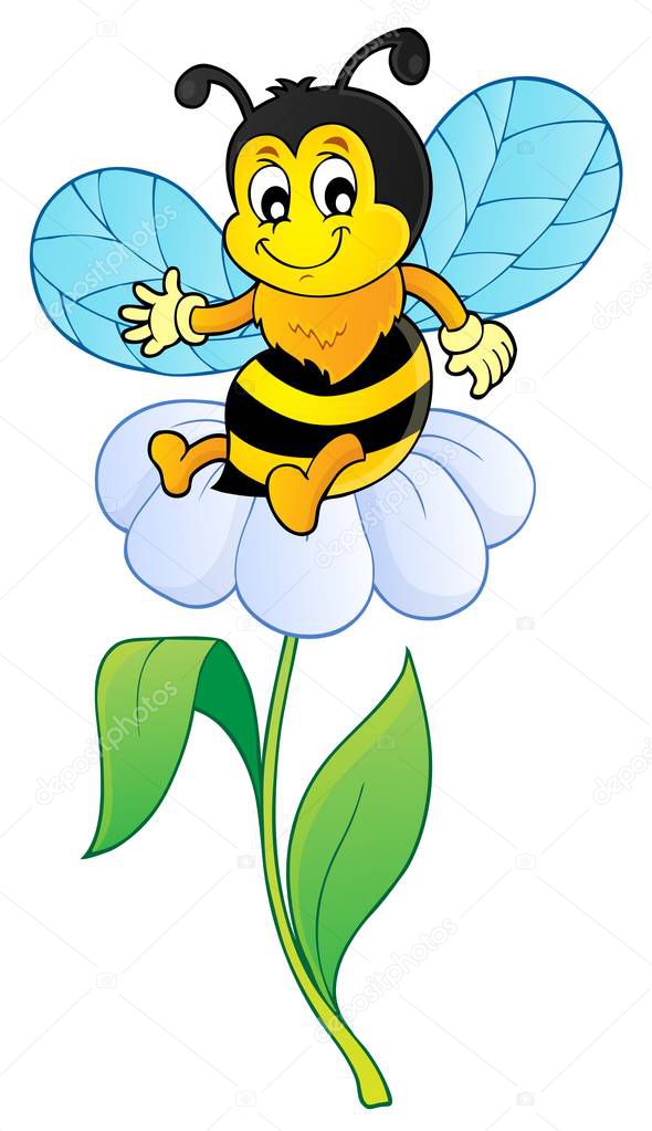 Cartoon Spring Bees