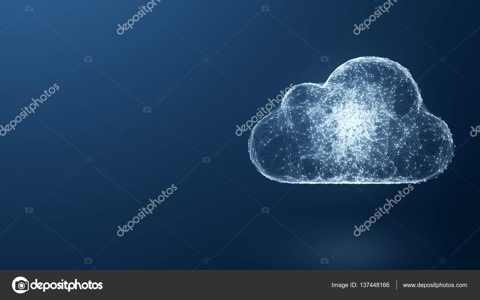 Cloud of computing network — Stock Photo © kerenby #137448166