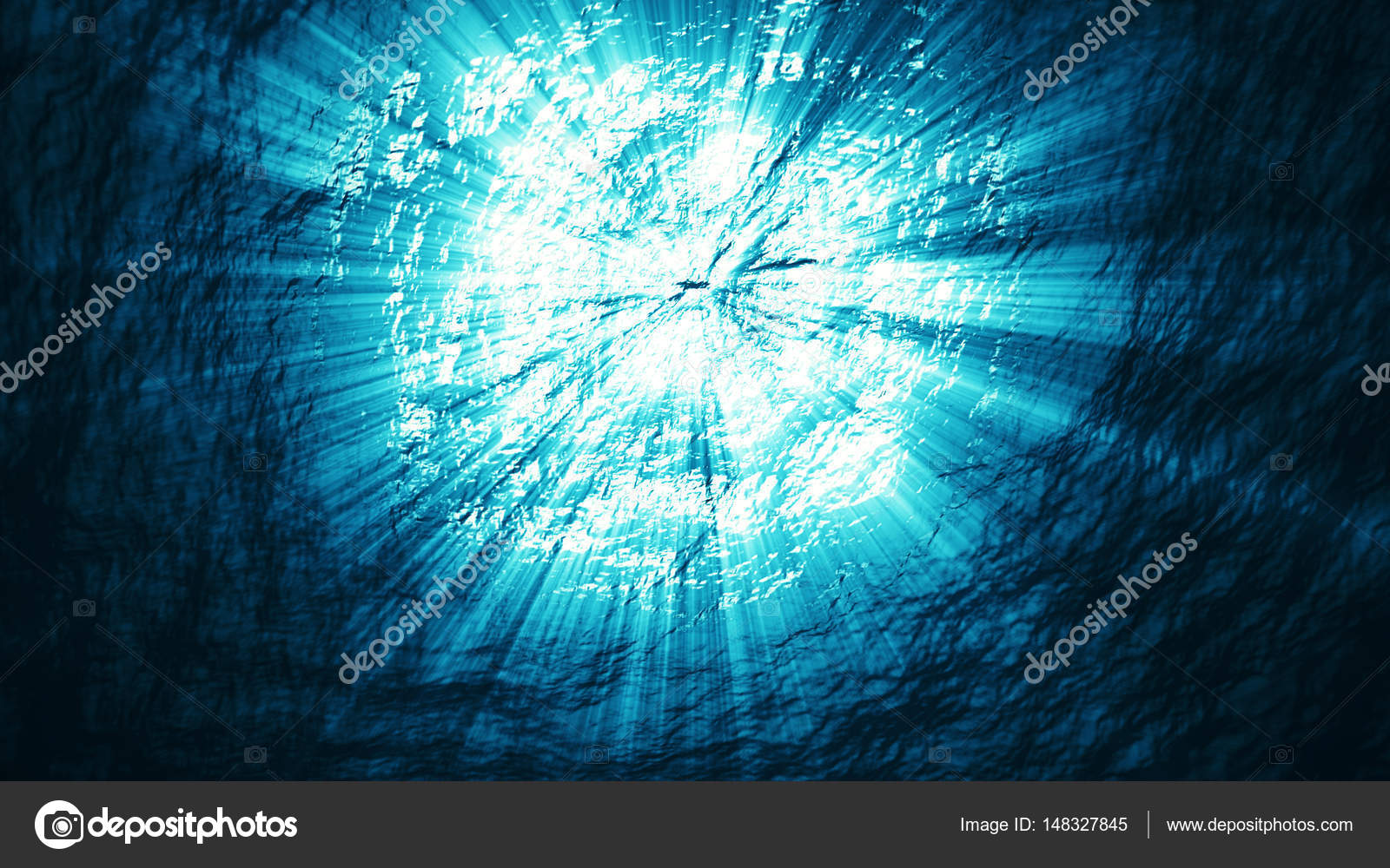 Empty light underwater texture — Stock Photo © kerenby #148327845