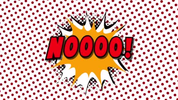 Let's get started - word in speech balloon in comic style — Stock Video ...