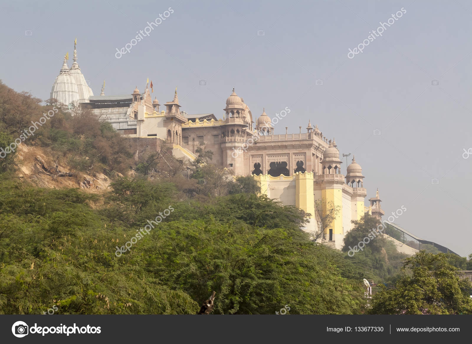Shri Radha Rani Mandir temple Barsana.India Stock Photo by ©Omstudio ...