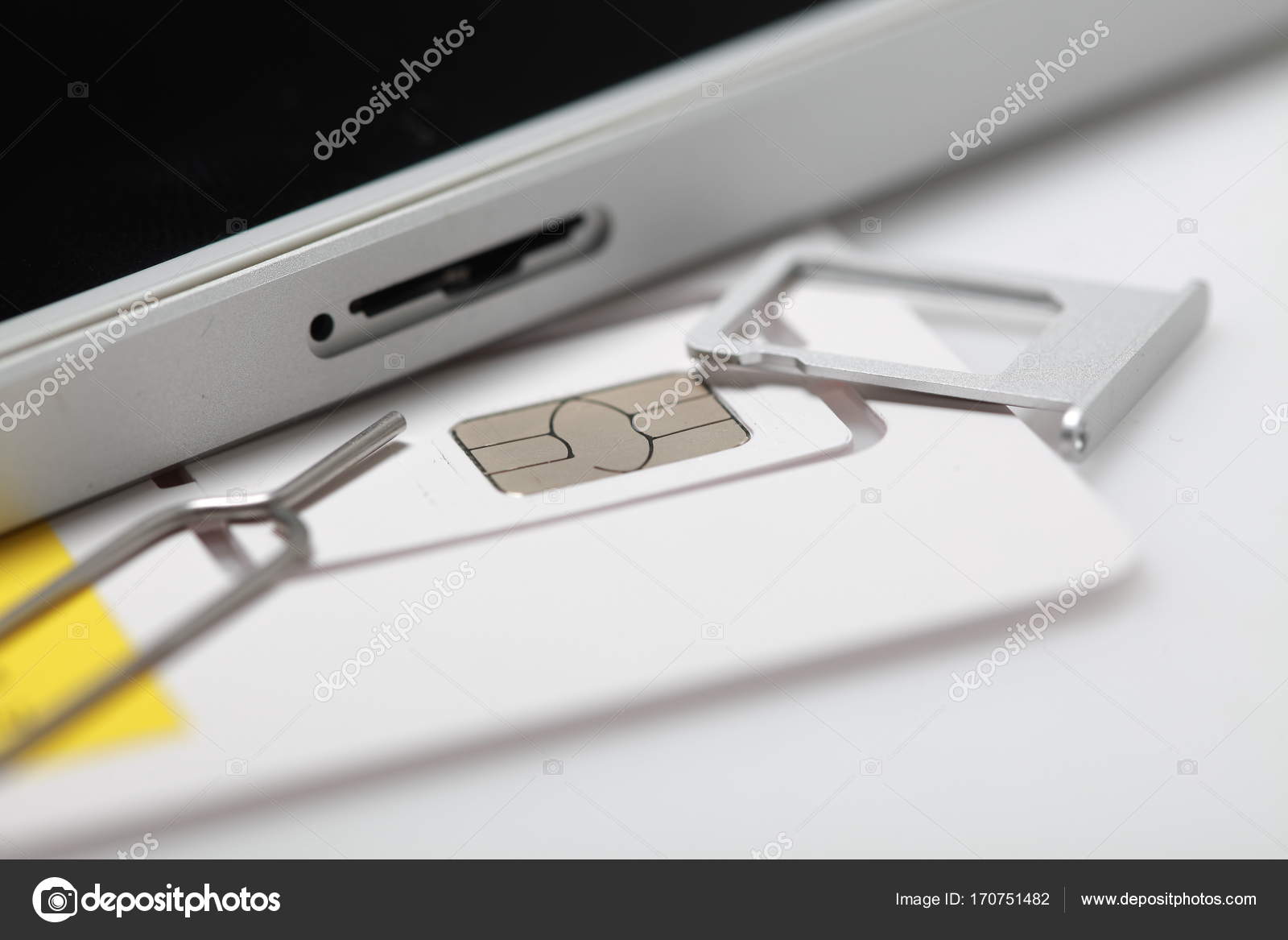 Sim Formato Tarjeta Nano Micro Estándar: fotografía de stock © Omstudio ...