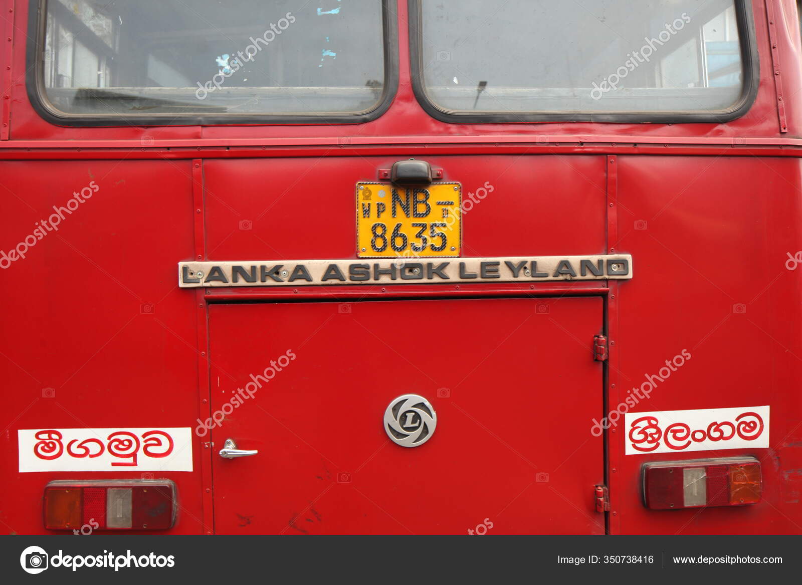 Public Central City Bus Station Sri Lanka Negombo 2020 — Stock ...