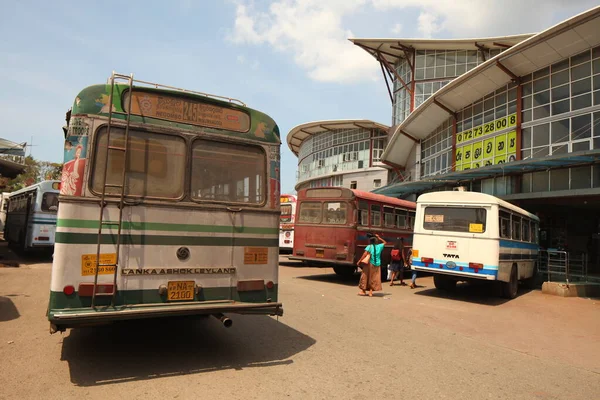 Public Central City Bus Station Sri Lanka Negombo 2020 — Stock ...