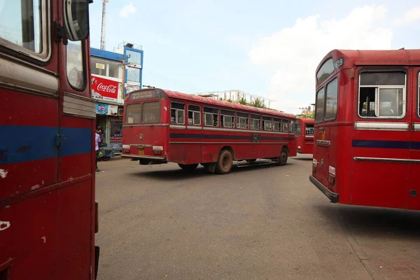 Public Central City Bus Station Sri Lanka Negombo 2020 — Stock ...
