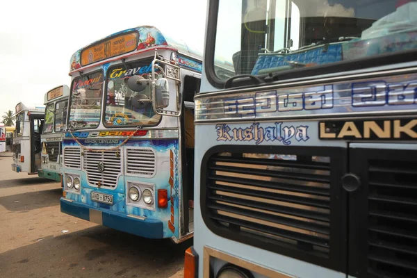Public Central City Bus Station Sri Lanka Negombo 2020 — Stock ...