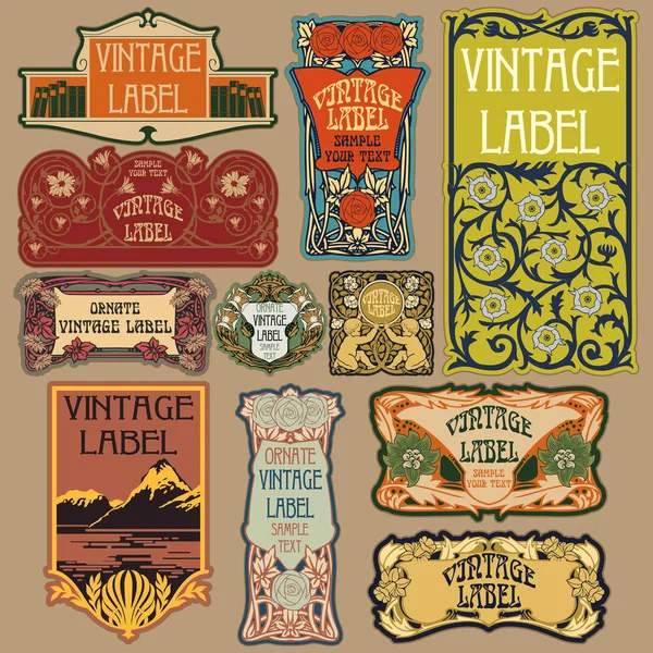 8,023,862 Vintage tea labels Vector Images | Depositphotos