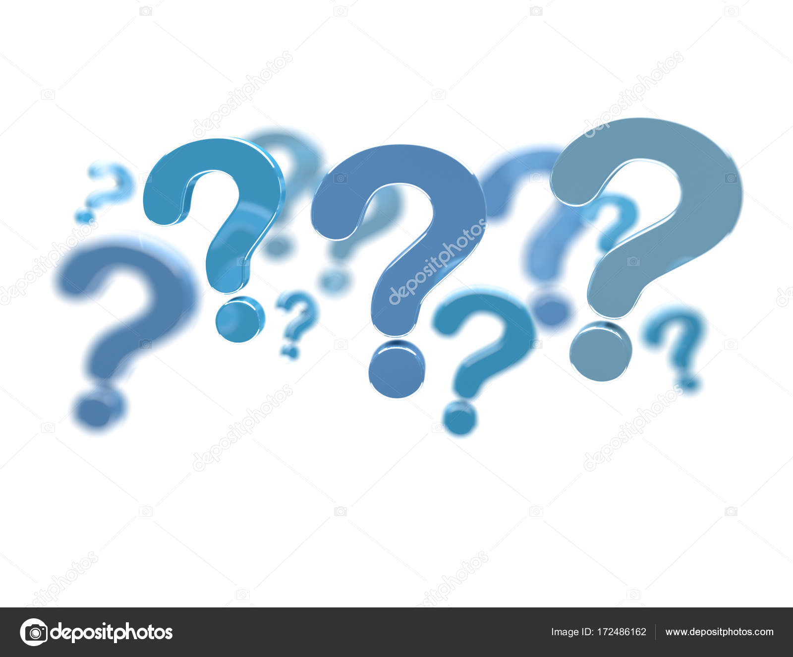 Question Mark Background Blue