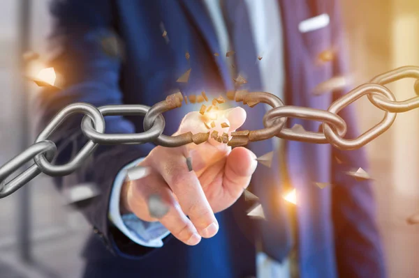 Broken chain link Stock Photos, Royalty Free Broken chain link Images ...